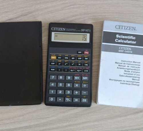 Калькулятор Citizen SPR-145TII