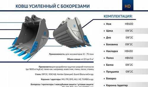 Case koвш усиленный для экскаватора