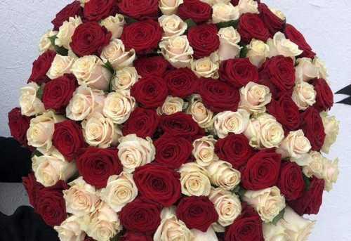 Букет из 89 розы Цветы Красноярск