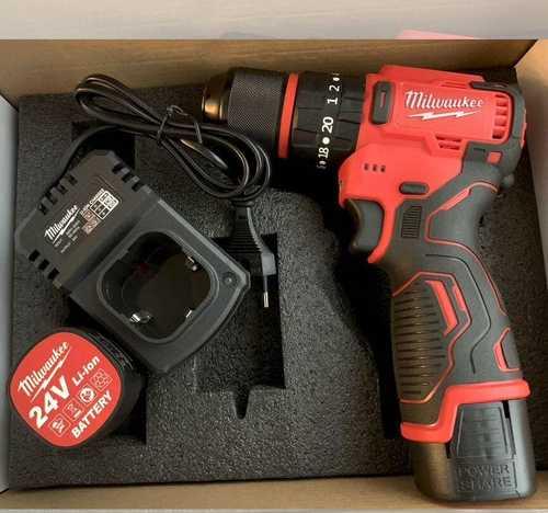 Шуруповёрт Milwaukee 24V бесщеточный ударный