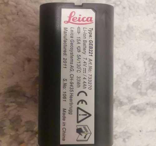 Аккумулятор Leica GEB221