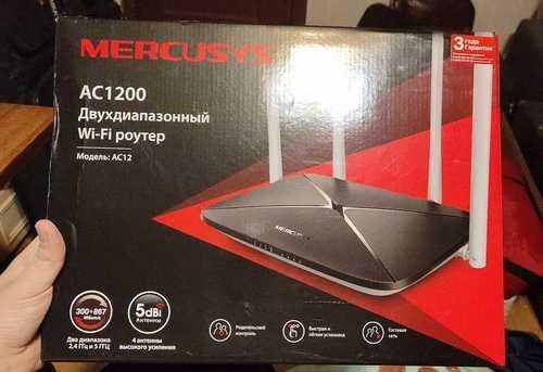 Wifi роутер mercusys ac1200