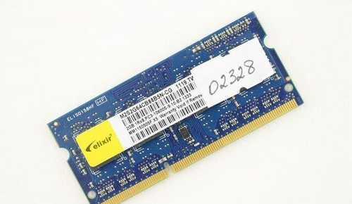 Оперативная память DDR3 2 GB 1333 MHz Elixir