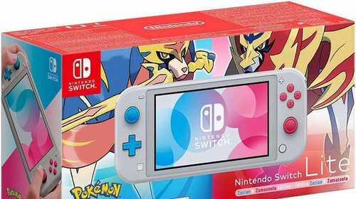 Nintendo switch lite pokemon 64 gb с играми