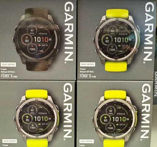 Garmin Fenix 8 51mm Solar Sapphire, NEW