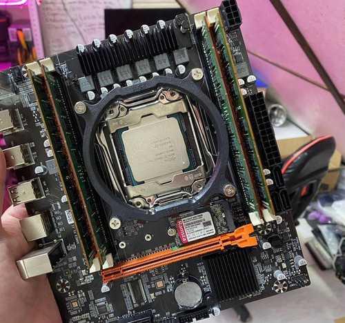 Комплект на X99. Xeon   плата   m2 SSD   озу