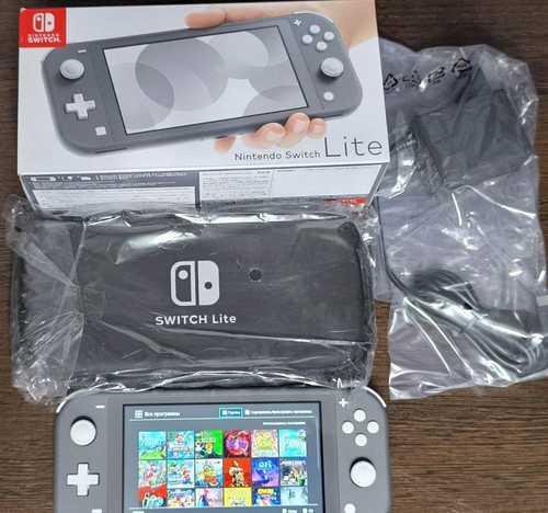 Nintendo switch lite 128Gb.Новая.Прошита.Много игр