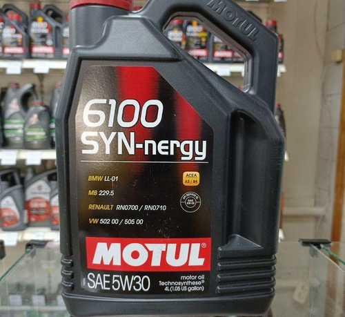 Масло моторное Motul 6100 SYN-nergy 5W-30, 4л