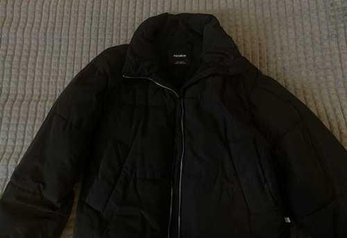 Куртка черная женская зимняя pull&bear