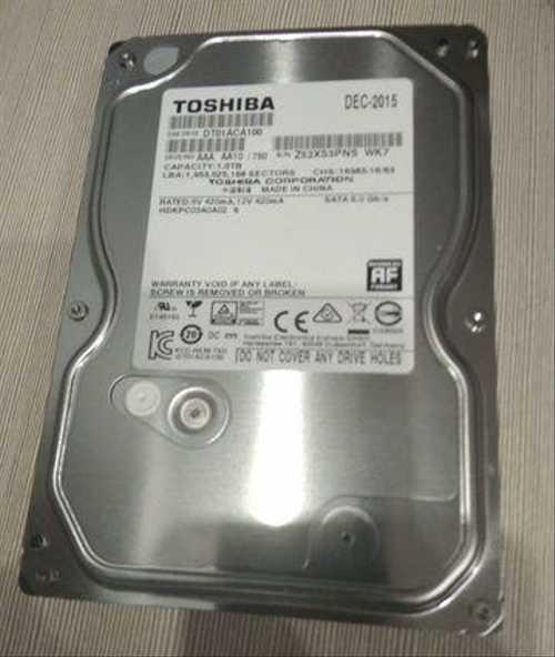 Жесткий диск 1 тб HDD Toshiba