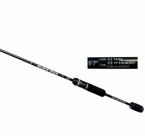 Xesta Black Star 2ND Generation S57 1.7m 0.2-5g