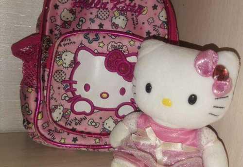 Рюкзак и игрушка Hello Kitty