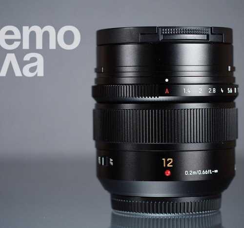 Panasonic Leica 12mm f/1.4 DG Summilux