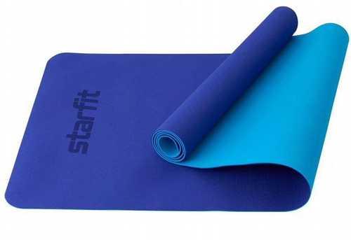 Коврик для фитнеса Starfit тёмно-синий/синий