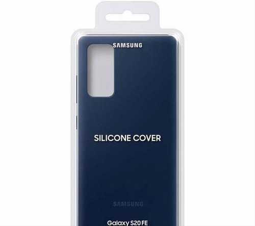 Оригинал Чехол Silicone Cover Samsung S20 FE Black