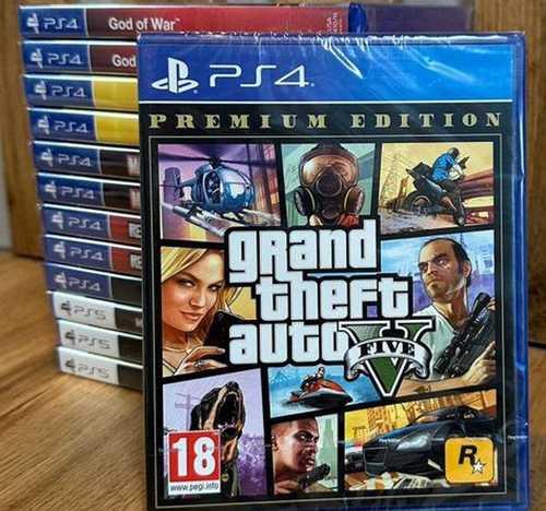 Новый Диск GTA 5 PS4 / Grand Theft Auto PS4