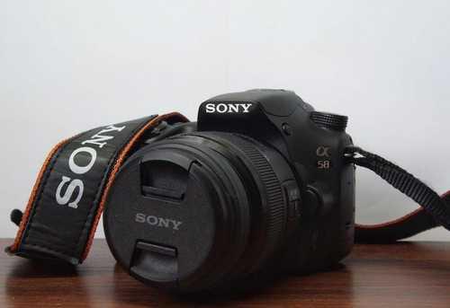 Зеркальный фотоаппарат Sony Alpha SLT-A58