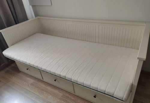 Кровать Икеа двухспальная с матрасом бу 160 200