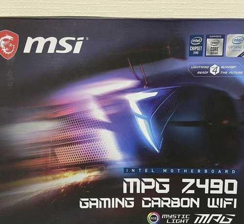 MSI MPG Z490 gaming carbon wifi