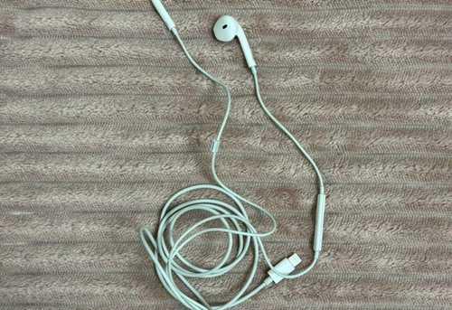Наушники/гарнитура Apple EarPods (Lightning)