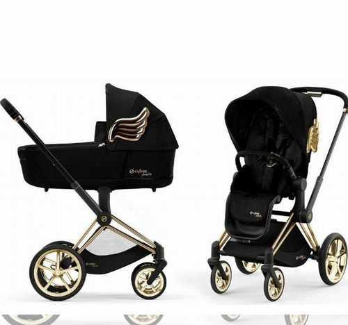 Коляска 2 в 1 Cybex priam 4 Jeremy Scott Wings