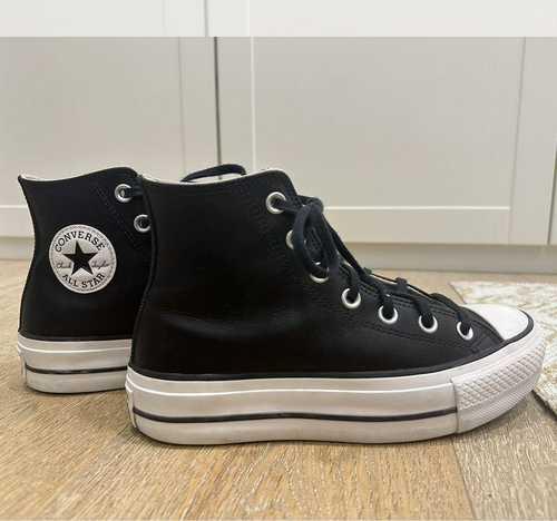 Converse кожаные кеды 37 размер