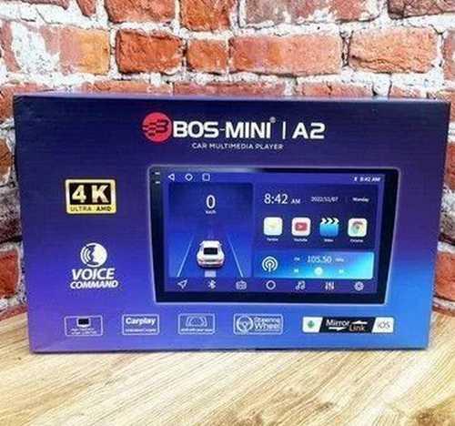 Магнитола 2 din android 4/64 bos mini