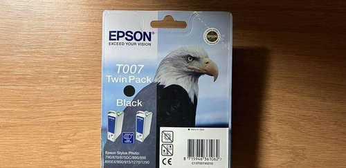 Комплект картриджей Epson T007 Twin C13T00740210