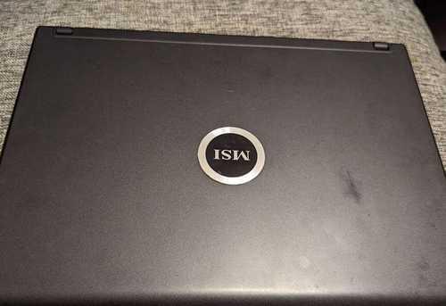 Ноутбук MSI (SSD 256GB, 4Gb, AMD Turion)