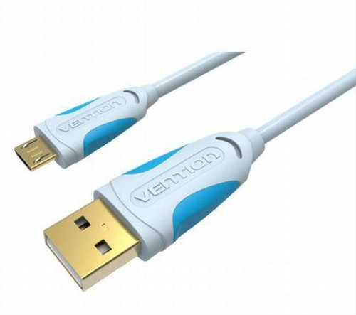 Кабель USB2.0 тип А(m) -microB(5P) 0.25м #192278