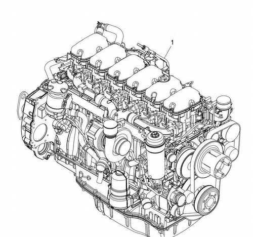 150109-04967 Двигатель в сборе DX490/530LC-7M