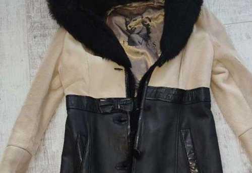 Зимняя куртка Дубленка натуральная женская