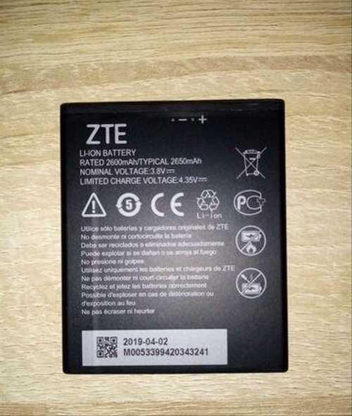 Аккумулятор для смартфона ZTE Blade A5