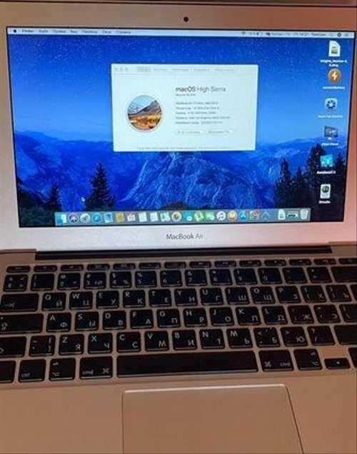 Apple MacBook Air 11 i5 4gb обмен