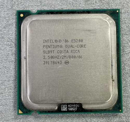 Процессор Intel Pentium Dual-Core E5200, LGA 775