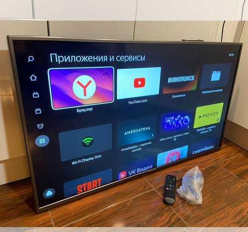 Телевизор Hartens 43" Full HD, Смарт, Алиса