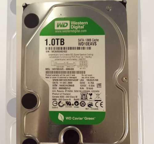 Hdd 1 tb 3.5 WD Green