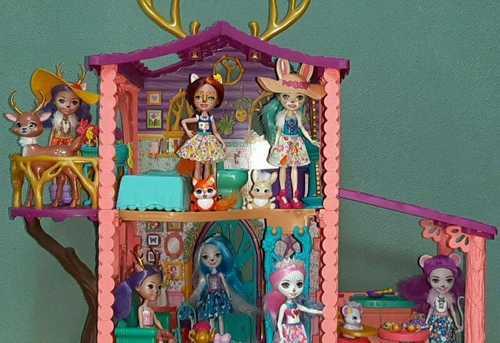 Домик enchantimals с куклами