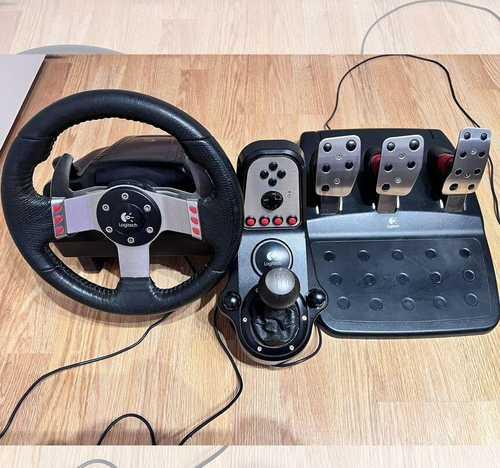 Игровой руль Logitech g27 с коробкой передач