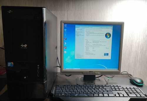 Компьютер Intel Core 2 Duo E7500 озу 4Гб