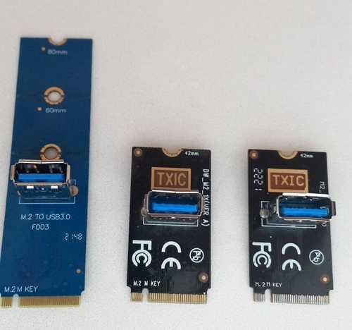 Переходник M2 на PCI-E (разъем USB3.0)