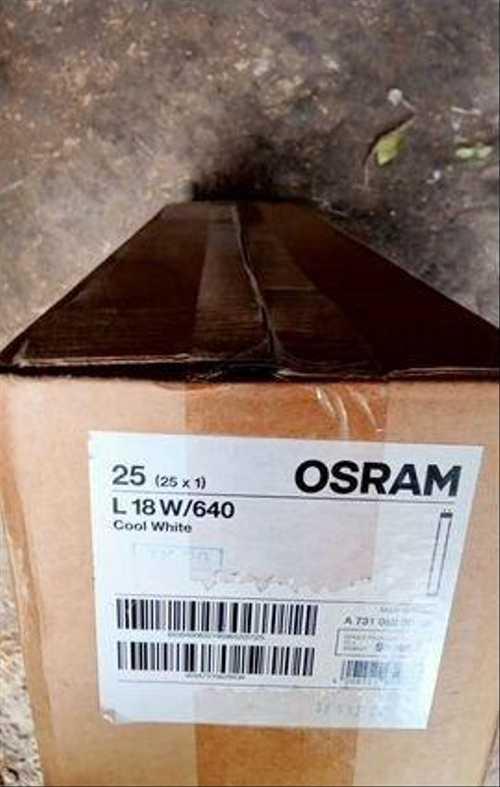 Лампа Osram L18W/640 18 Вт G13 T8 4000 K
