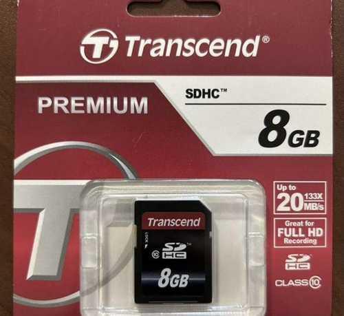 Transcend Карта памяти sdhc 8Gb