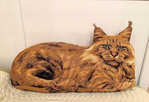 Подушка из гобелена 65*35 см кот Левчик