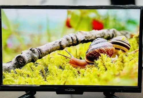 Новый телевизор Yuno 24"/Яндекс/WiFi/Гарантия