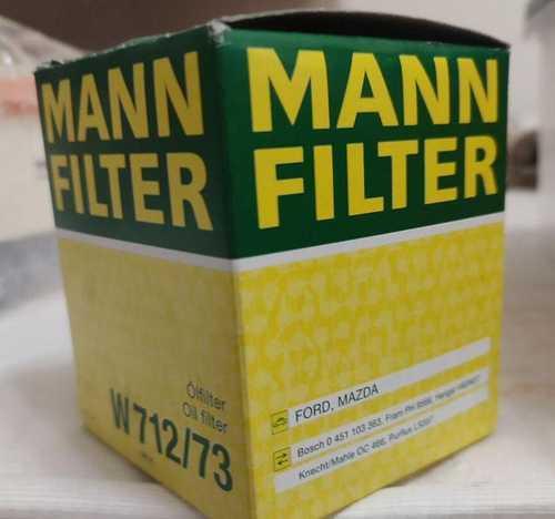 Фильтр масляный mann filter W 712/73