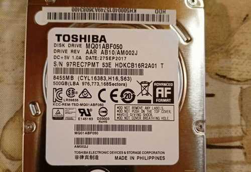 Жесткий диск 2.5 Toshiba