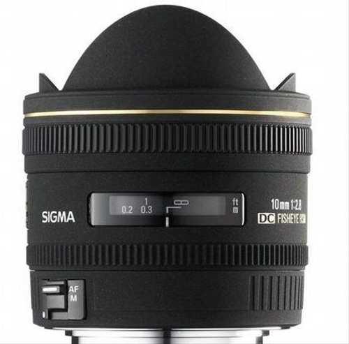 Объектив Sigma AF 10mm f/2.8 Canon EF-S