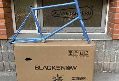 Рама+Вилка Mini-Velo Blacksnow Granite EBB