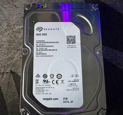 Seagate NAS HDD 4Tb